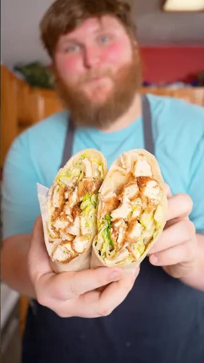Delicious chicken caesar wrap recipe