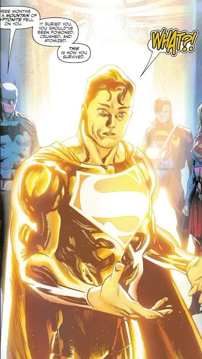 How did Superman get his golden form?