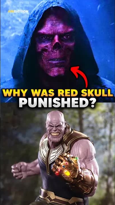 Why the Infinity Stones punished Red Skull but spared Thanos? #thanos # ...