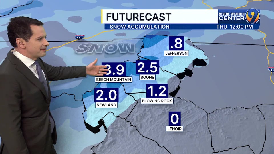 Wednesday afternoon's forecast with meteorologist Joe Puma
