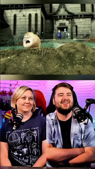 There he is! 😱 The Addams Family reaction!
