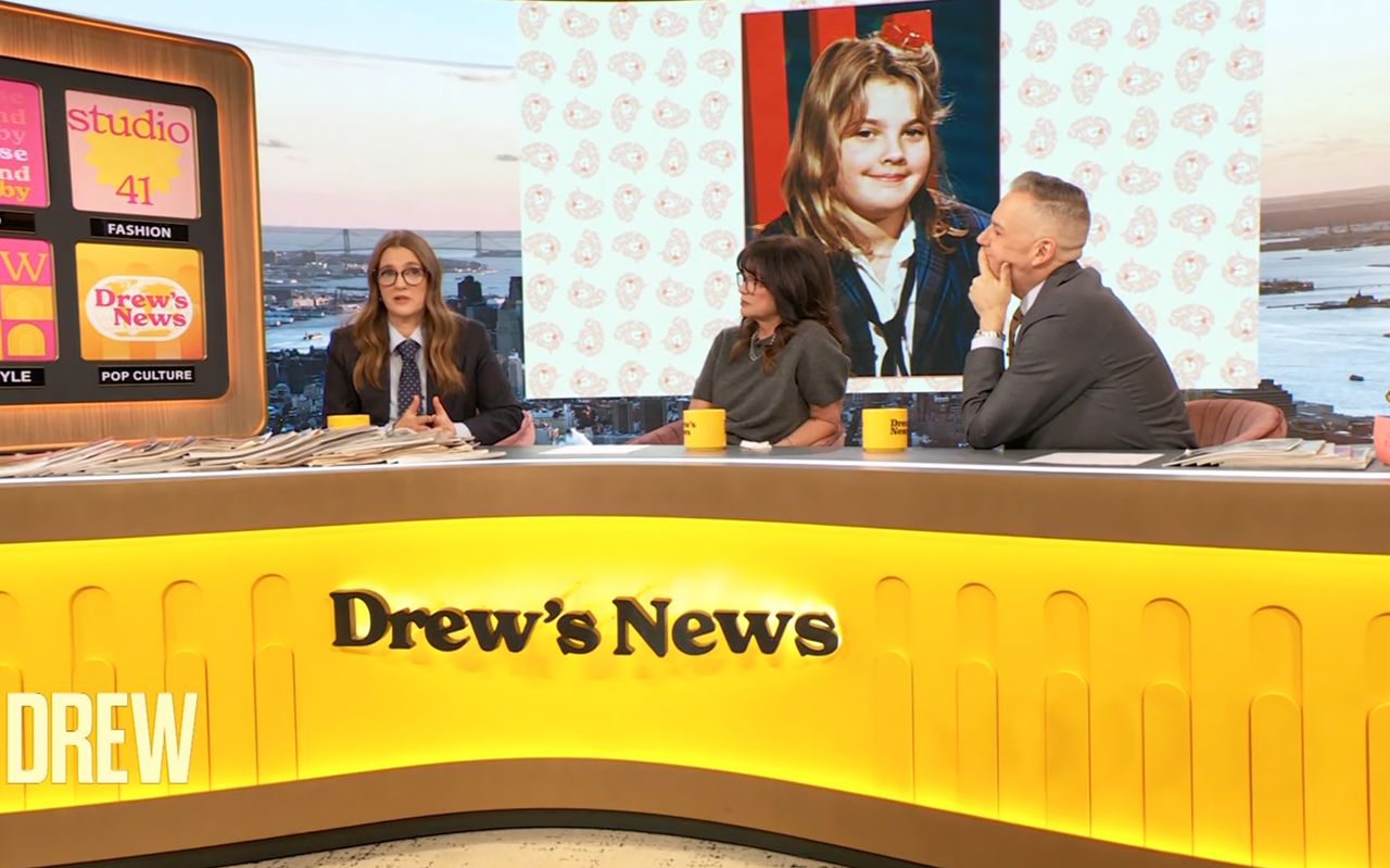 Drew Barrymore tears up recalling people saying that she was 'too heavy ...