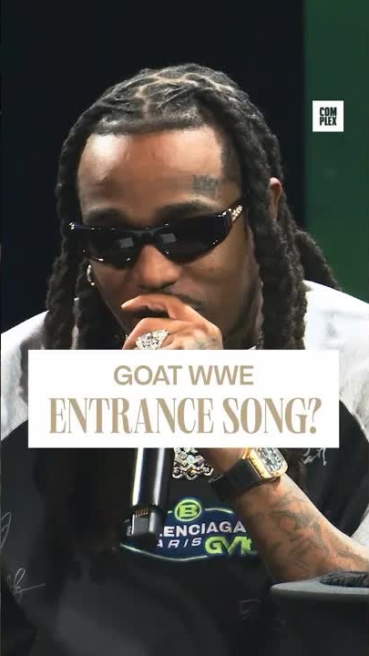 Rey Mysterio & Quavo debate the GOAT WWE entrance song #GOATTalk