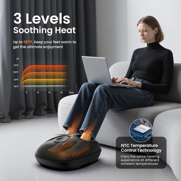 This foot massager is a ‘godsend for tired, sore feet’ — and it’s 46% ...
