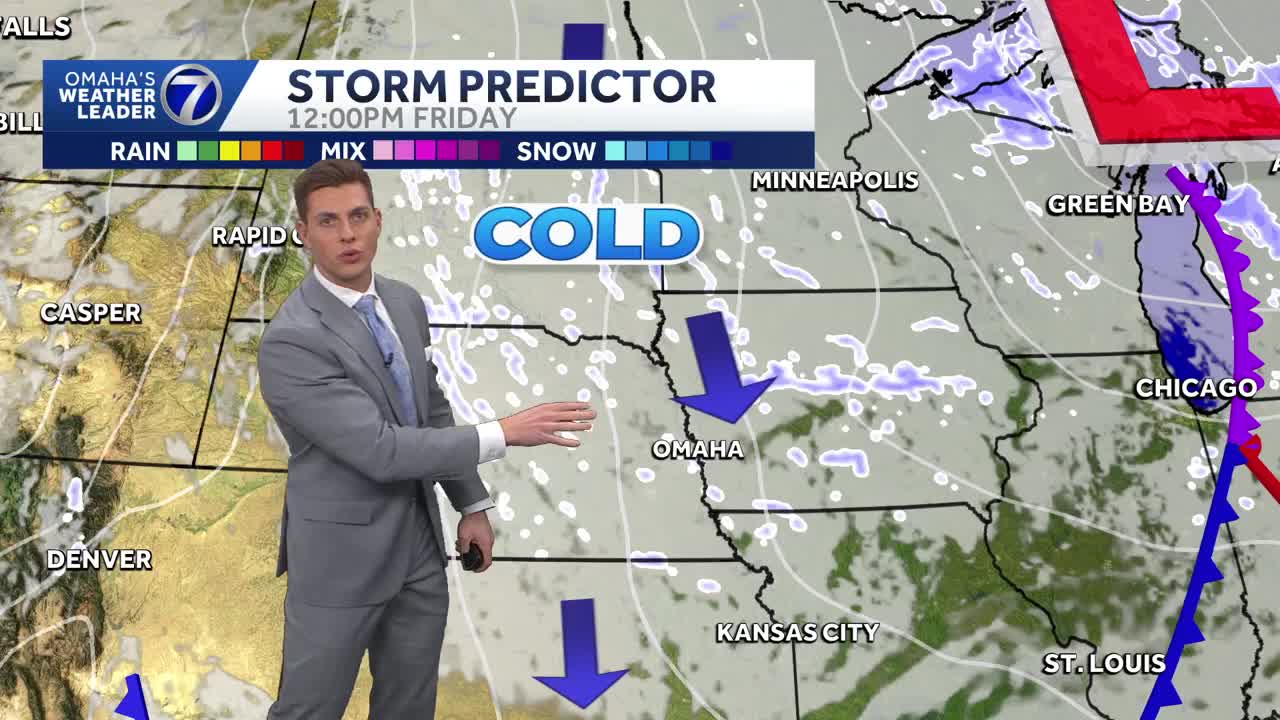 Chilly Wednesday, Friday bring a cold, strong north wind