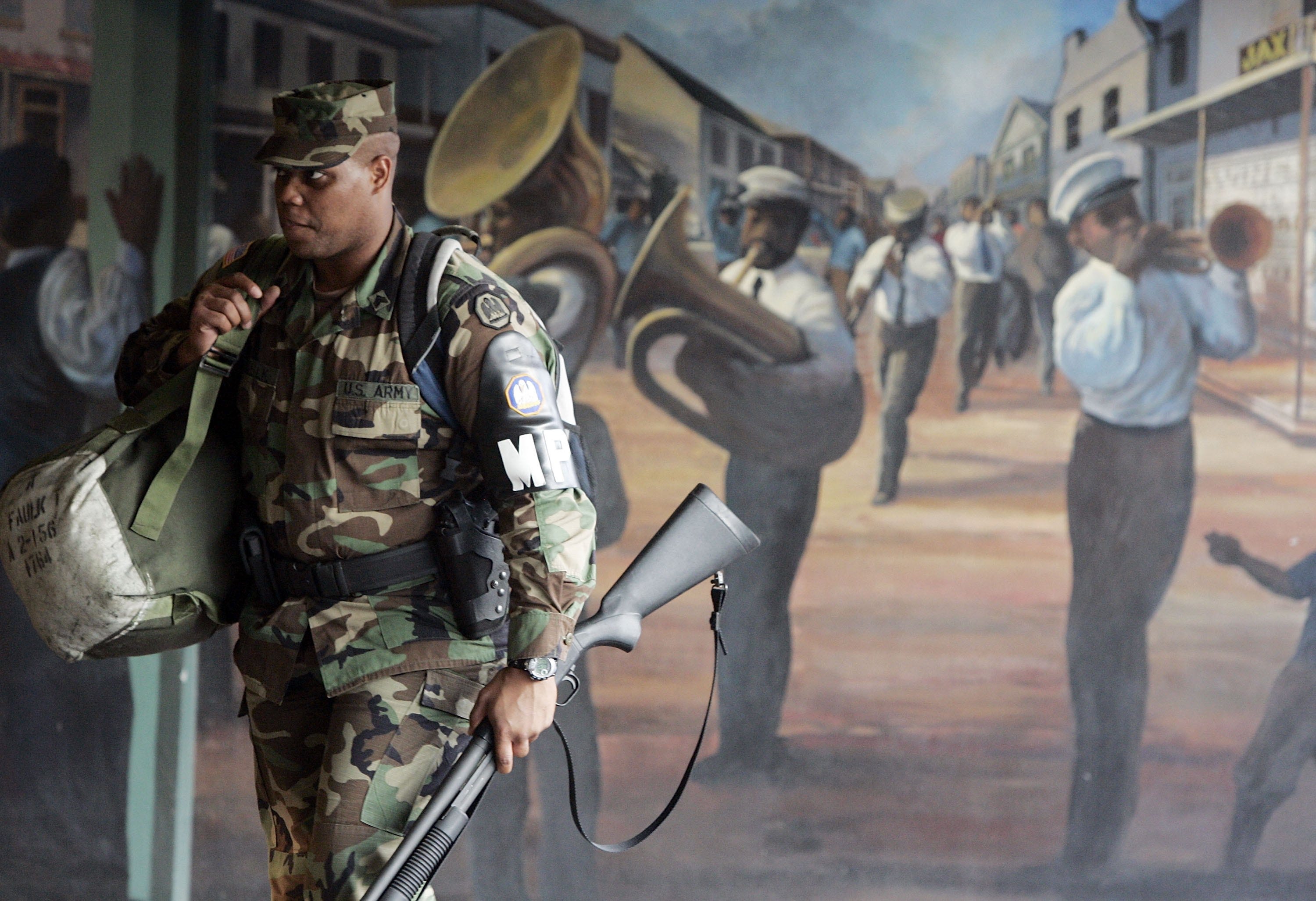 National Guardsmen to be police's eyes, ears in New Orleans