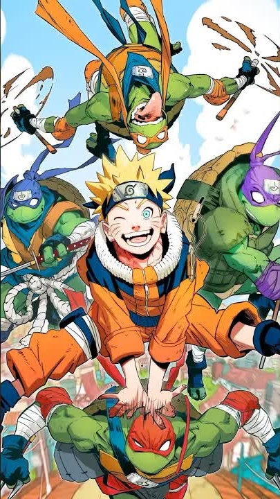 Naruto joins forces with TMNT!