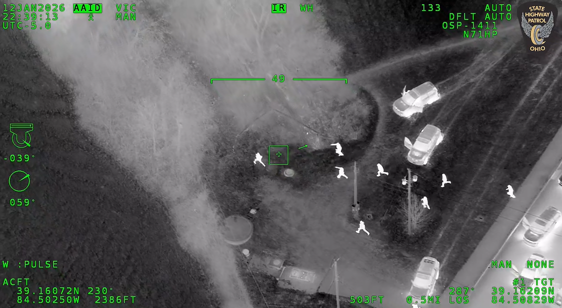 Police chase footage shows officer stun suspect from moving cruiser