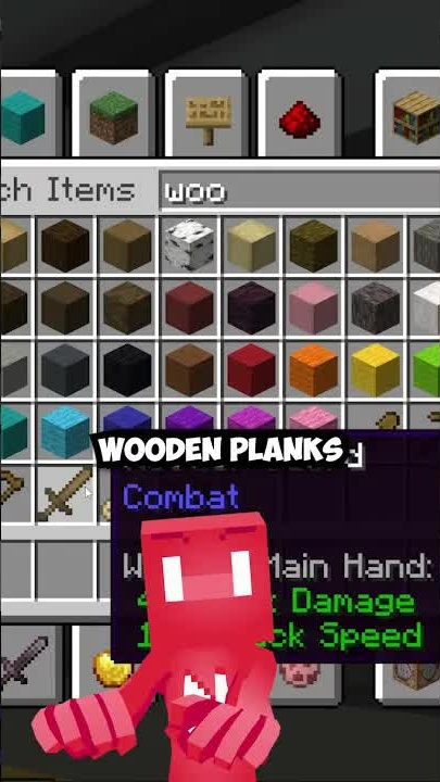 Crafting recipe guess challenge in Minecraft!
