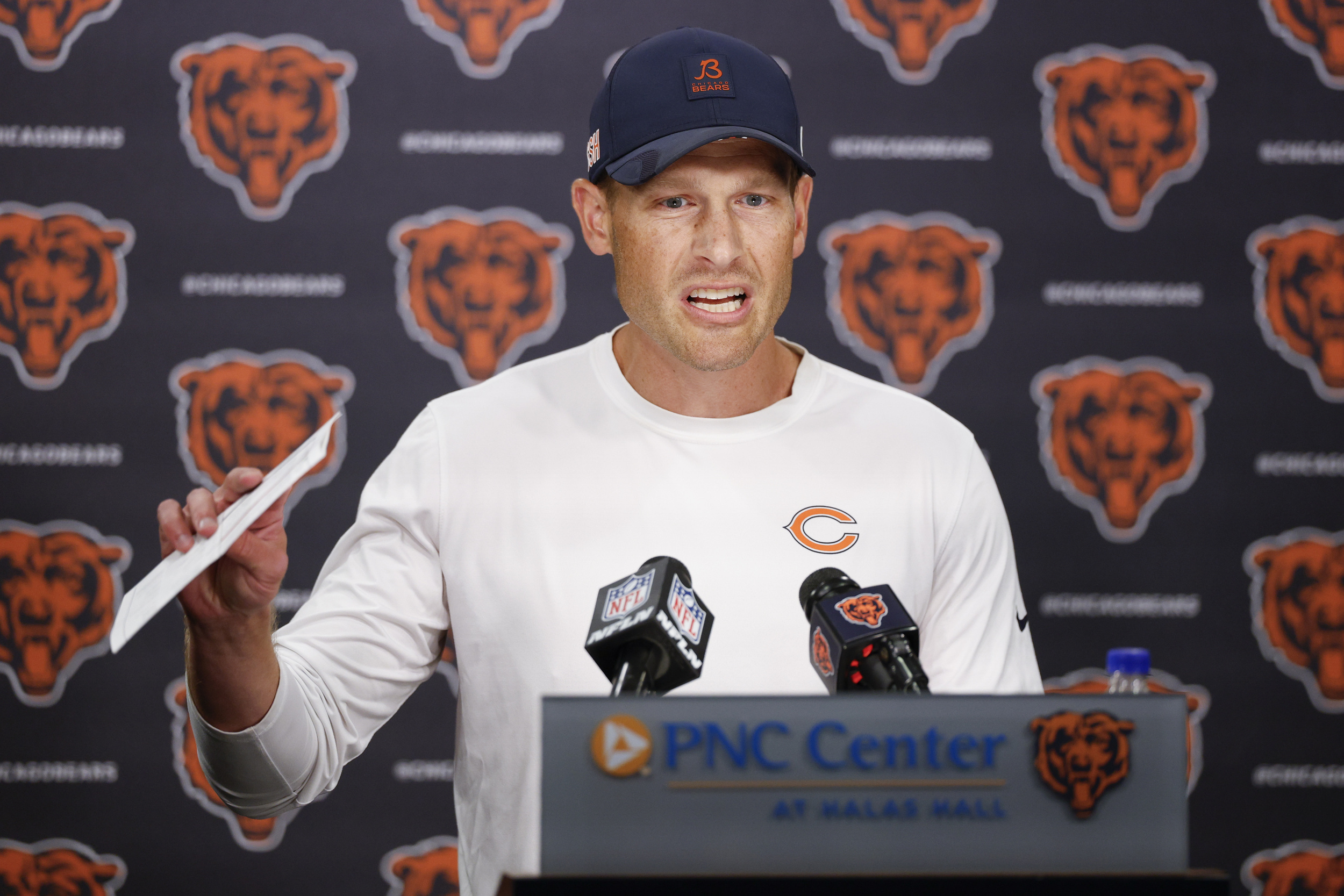 Bears' Ben Johnson sends warning to Rams amid concerns about Matthew ...