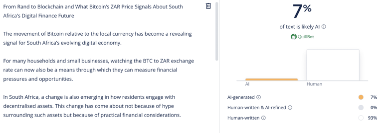 From rand to blockchain and what Bitcoin’s ZAR price signals about ...