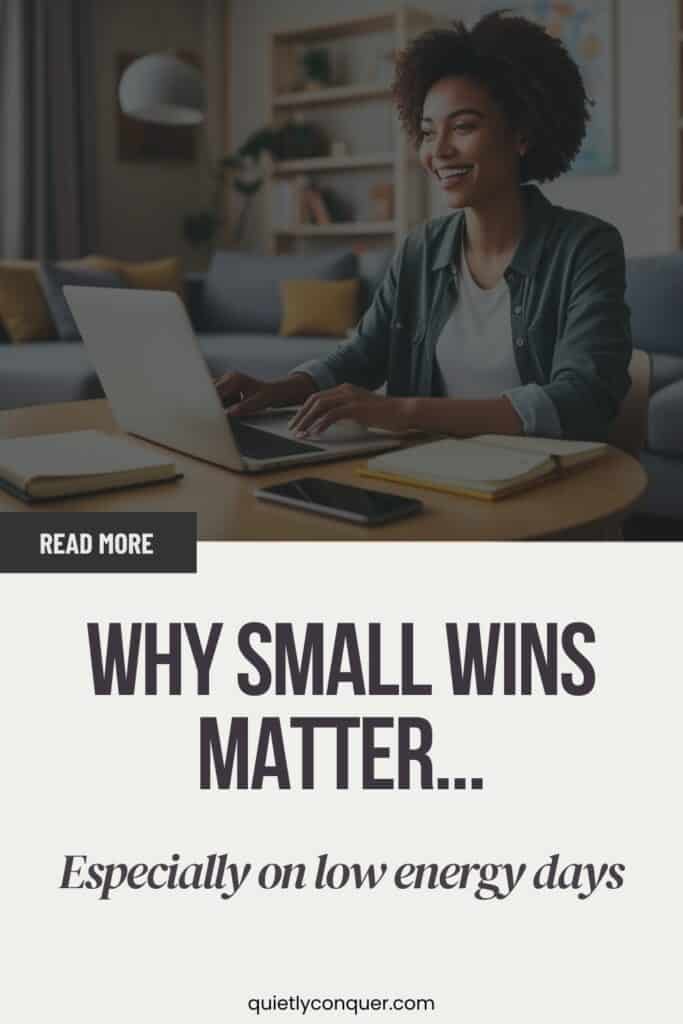 Why small wins matter