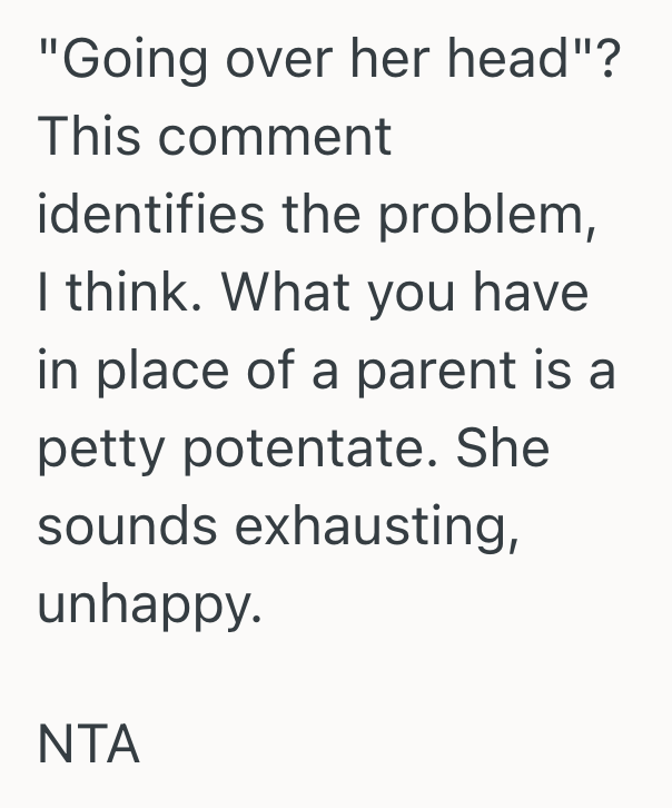 Young woman asked her dad if she can go to a sleepover after her mom ...
