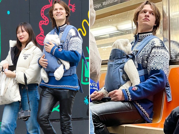 'Baby Driver' star Ansel Elgort trades getaway car for subway in 1st ...