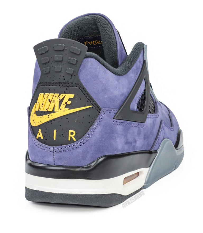 Detailed look at the 'Lakeshow' Air Jordan 4