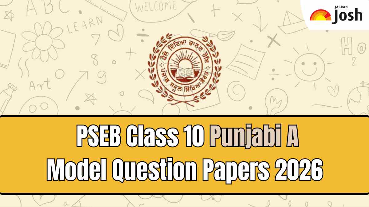 PSEB class 10 Punjabi A model question papers 2026, download PDF