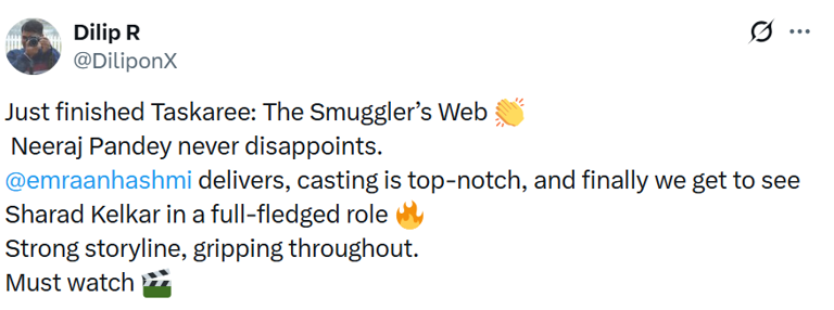 Taskaree the smuggler's web X review: Netizens laud Neeraj Pandey for ...