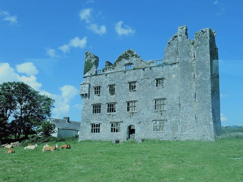 Visiting Leamaneh Castle ruins in County Clare, Ireland