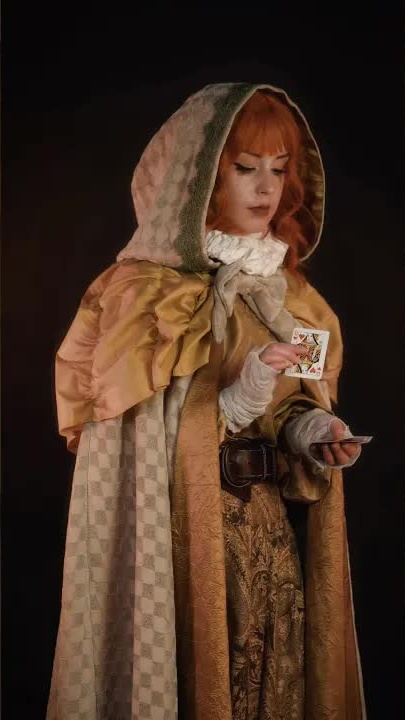 Do you think that’s normal? ♥️♠️🐇 This cloak was made with pattern ...