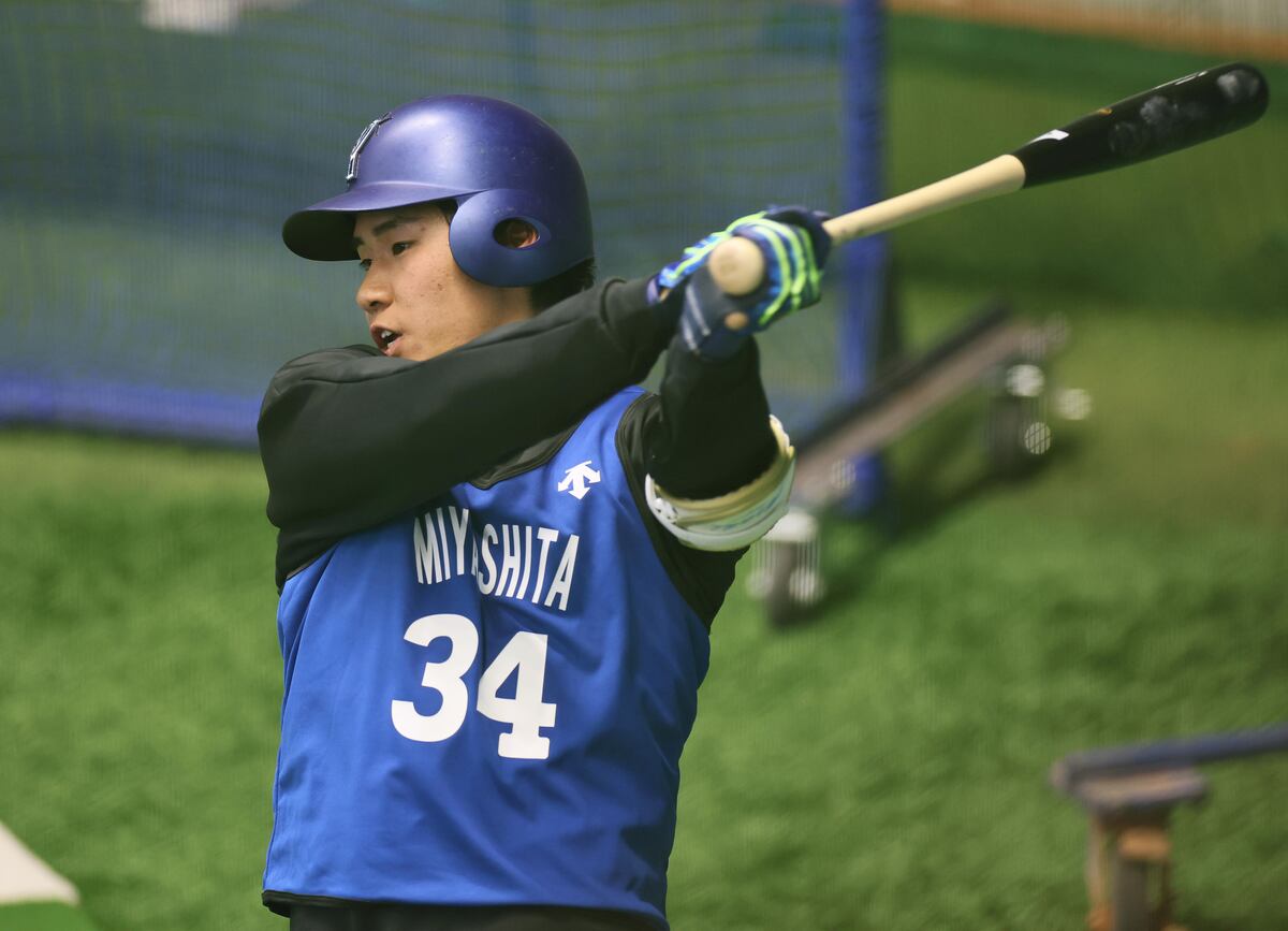 DeNAのD3位・宮下朝陽が初屋外フリーで11発 「ちょっと違うな、というのは見せつけようと」