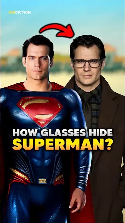 Superman's disguise with just glasses actually works—here’s why! #superman