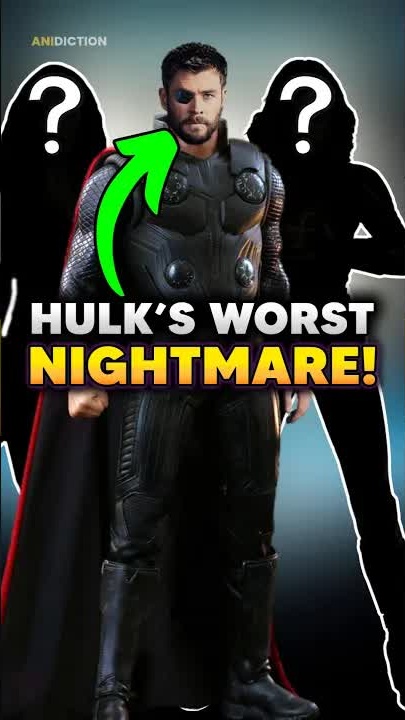 3 MCU Characters Who Can Defeat Incredible Hulk? #hulk