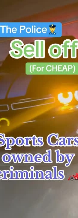 How to get cheap sports cars from police auctions