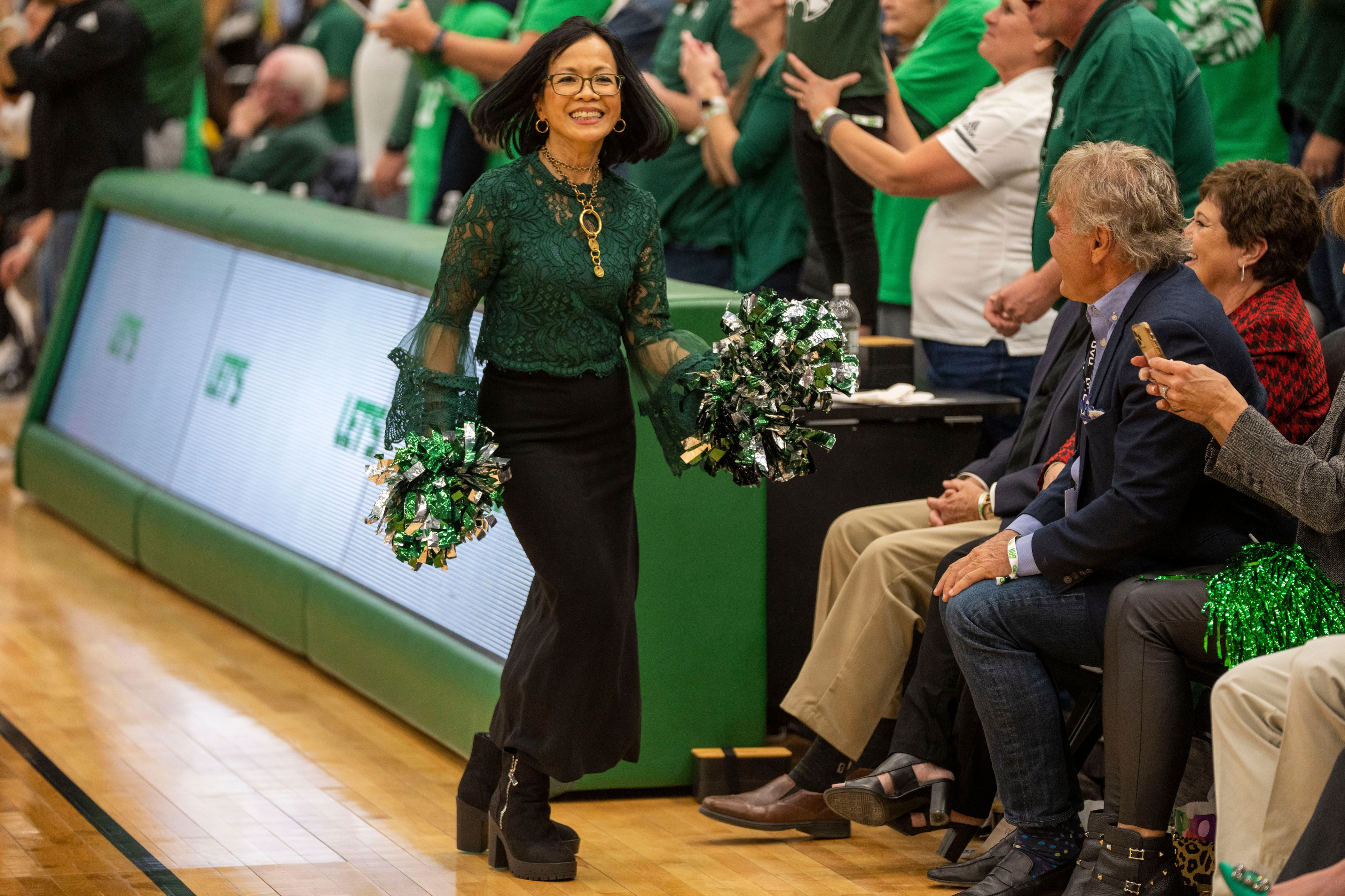 Longtime Utah Valley University president Astrid Tuminez is stepping down
