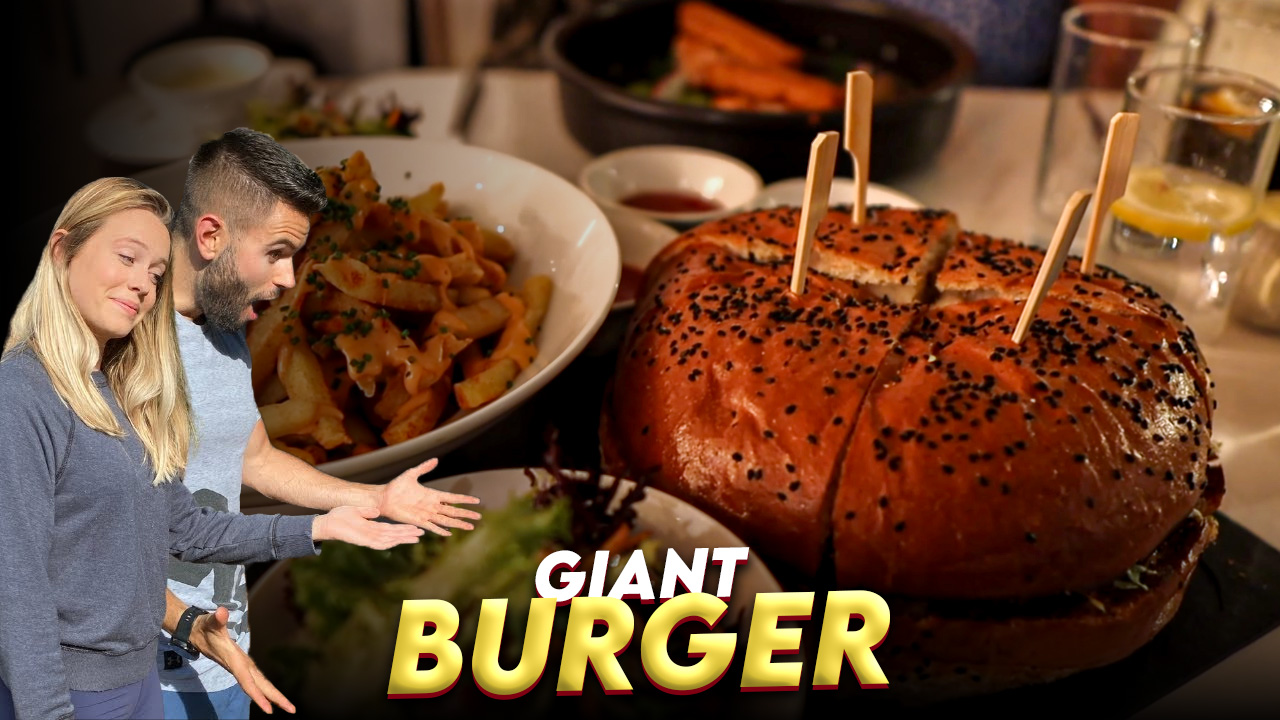 Eating the largest burger in Kenya: A crazy food adventure at Harvest