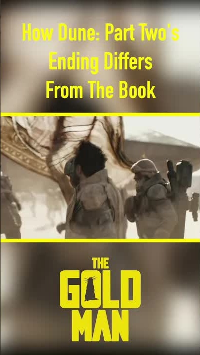 How Dune Part Two's ending differs from the book #shorts