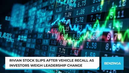 Rivian stock slips