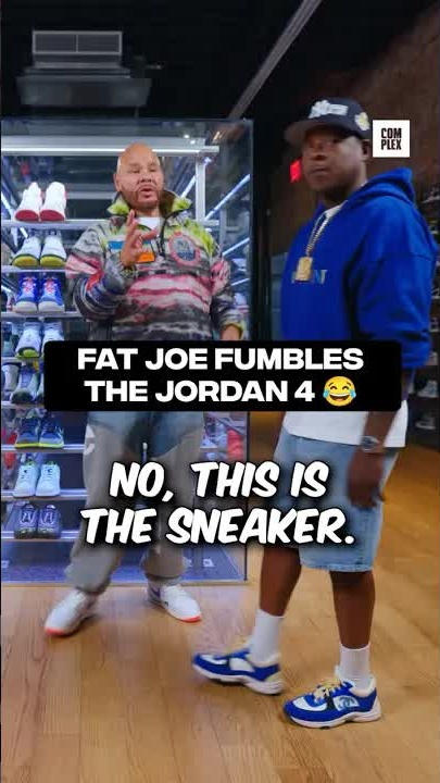 Fat Joe shops for rare Jordan 4 sneakers