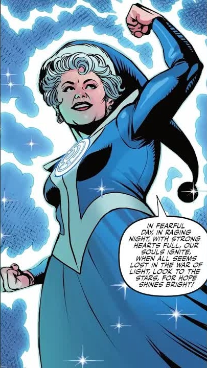 Blue Lantern Mrs. Claus and Green Lantern save Christmas!