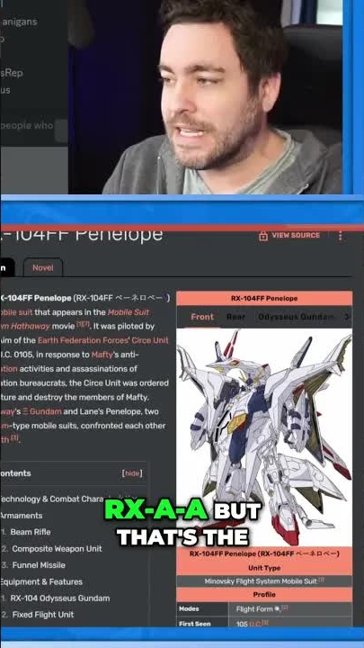 Gundam mystery: Who made Penelope & Ξ?