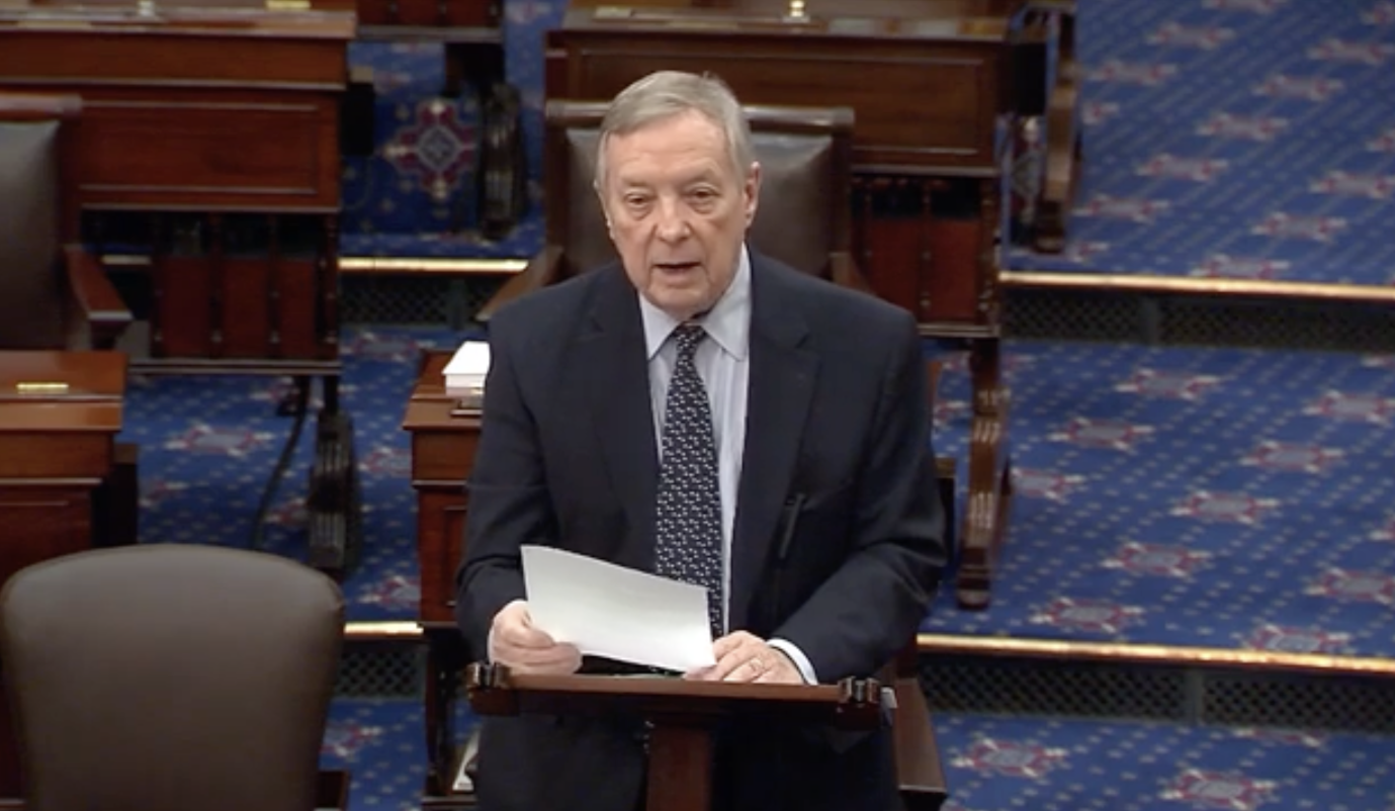 'He just doesn't care': Richard Durbin unleashes fury on Trump, calls ...