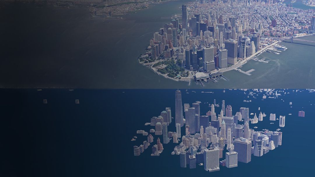 What happens if North America sinks into the ocean