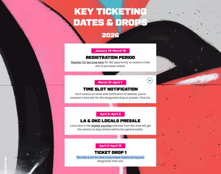 Frustration as 2028 LA Summer Olympics ticket lottery becomes 'infinite ...