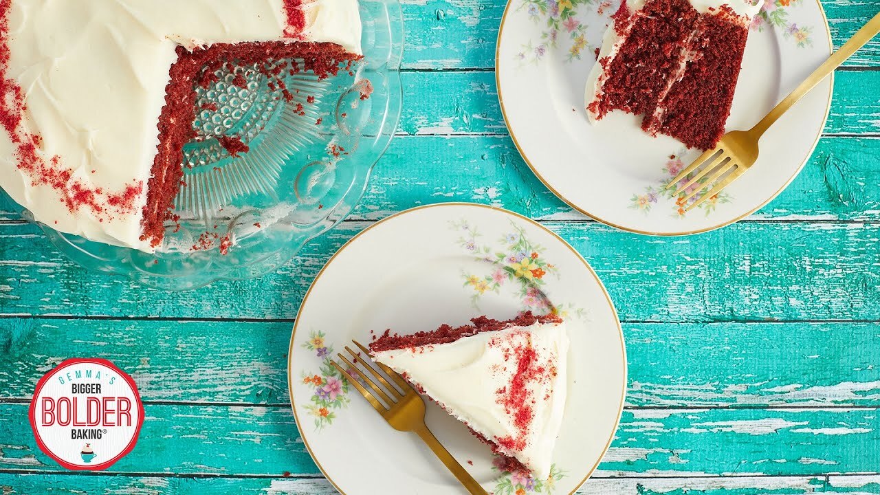 This classic red velvet cake is rich, tender, and made with the ...