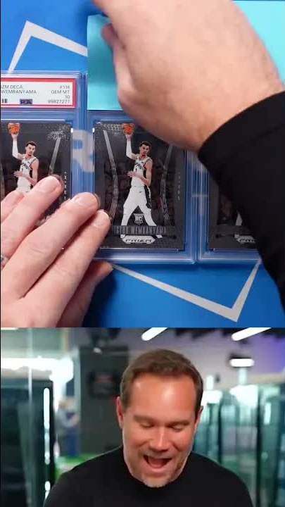 Victor Wembanyama Prizm Deca rookie cards grading results - PSA 10!