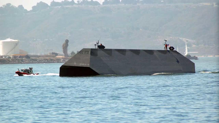 Secret jet-style stealth ship built 40 years ago finally revealed