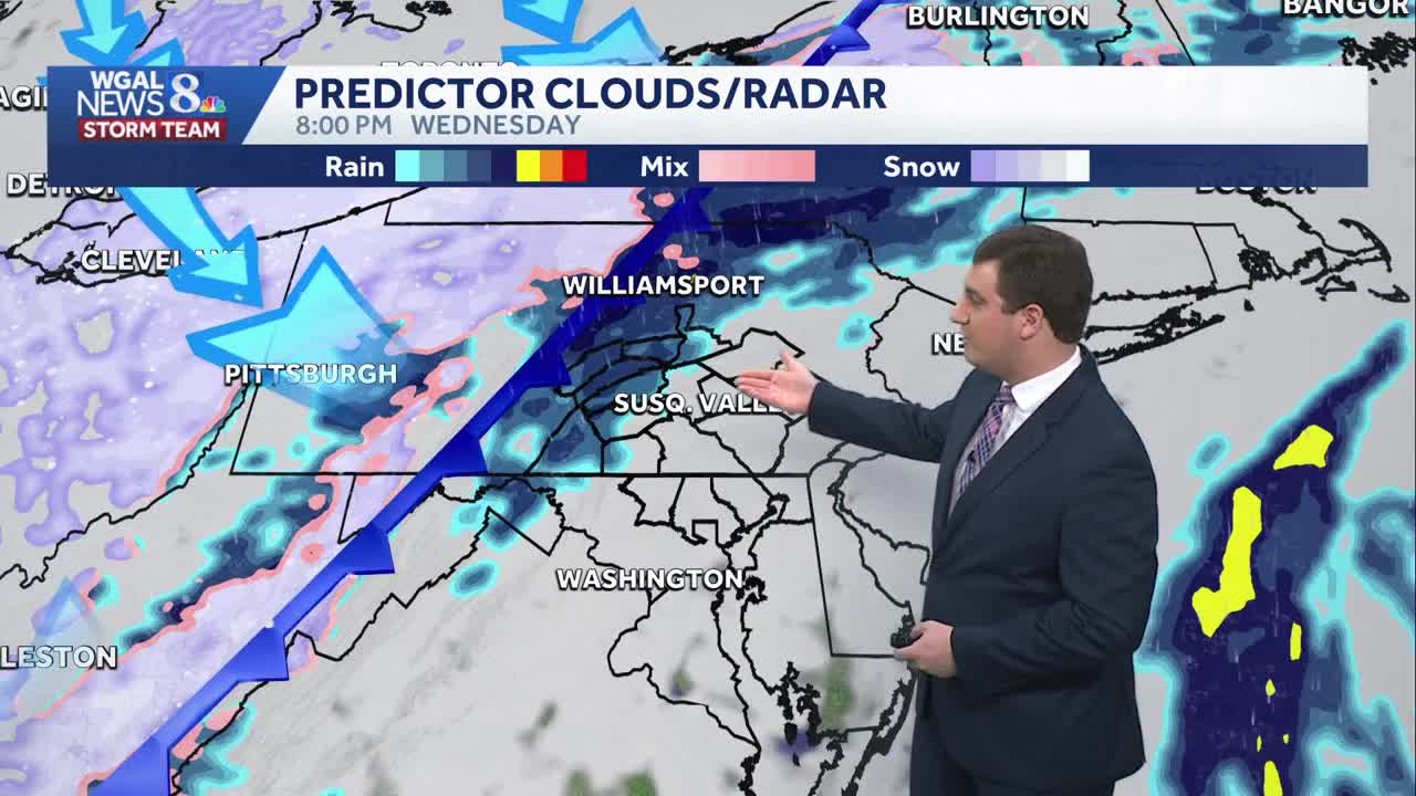 Light rain moves through south central Pennsylvania; wind chills in the ...