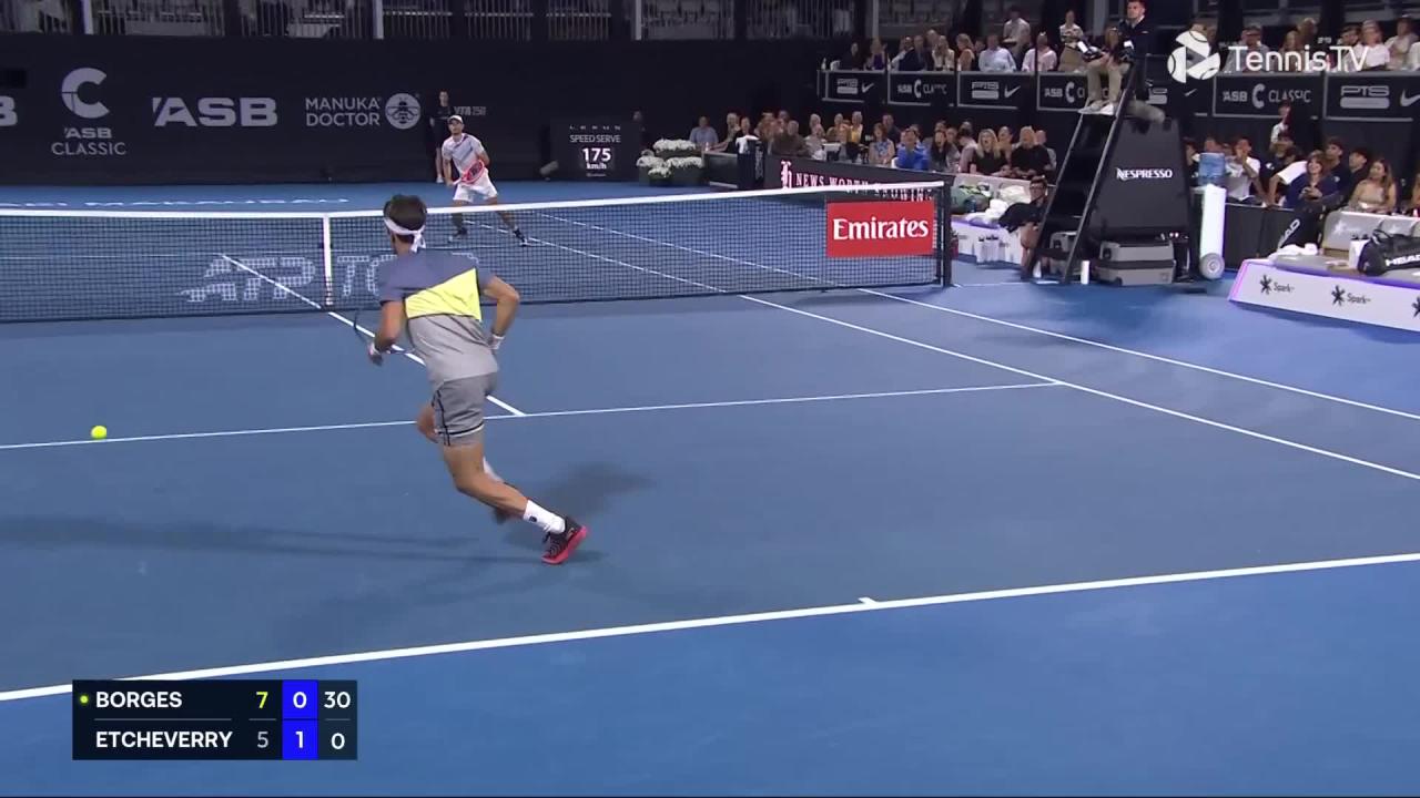 Nuno Borges shows his class in Auckland