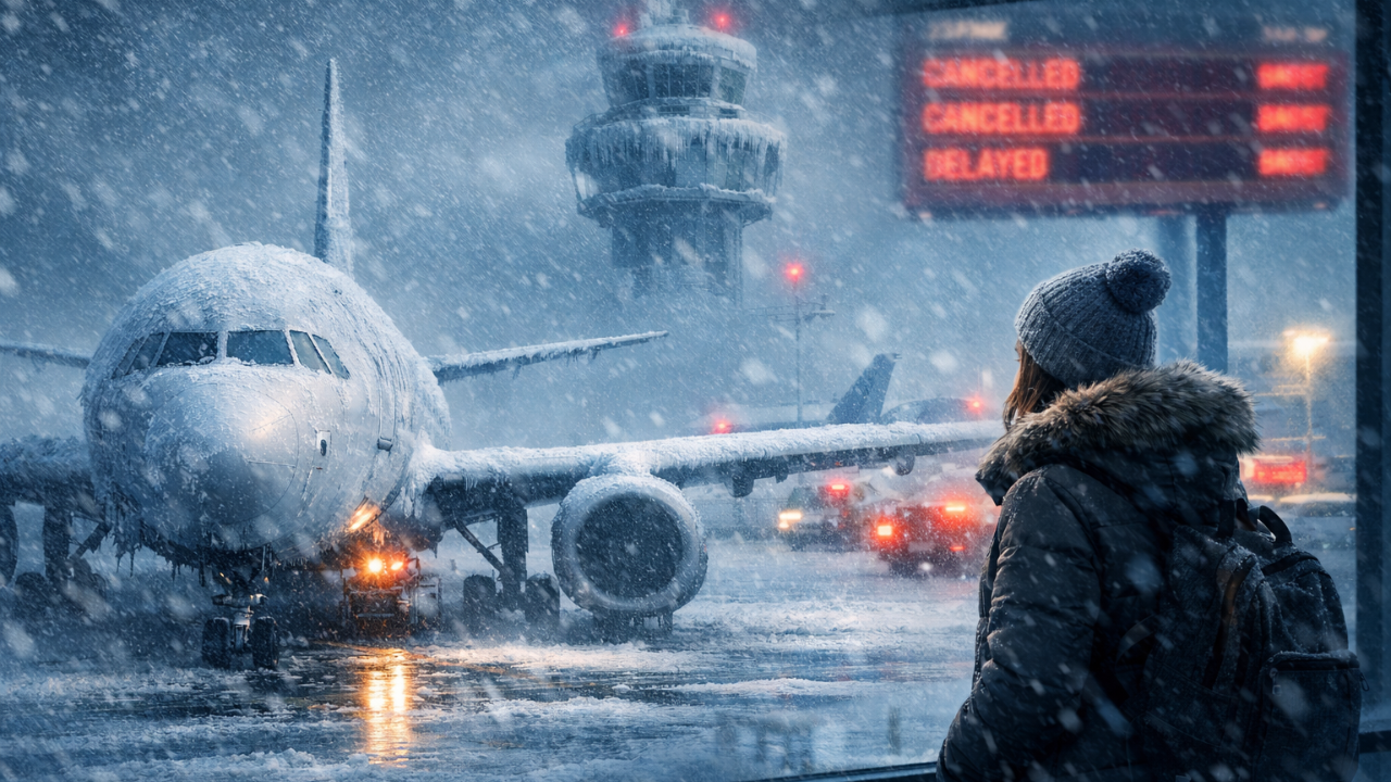Europe travel meltdown: Major airports shut down by ice storms