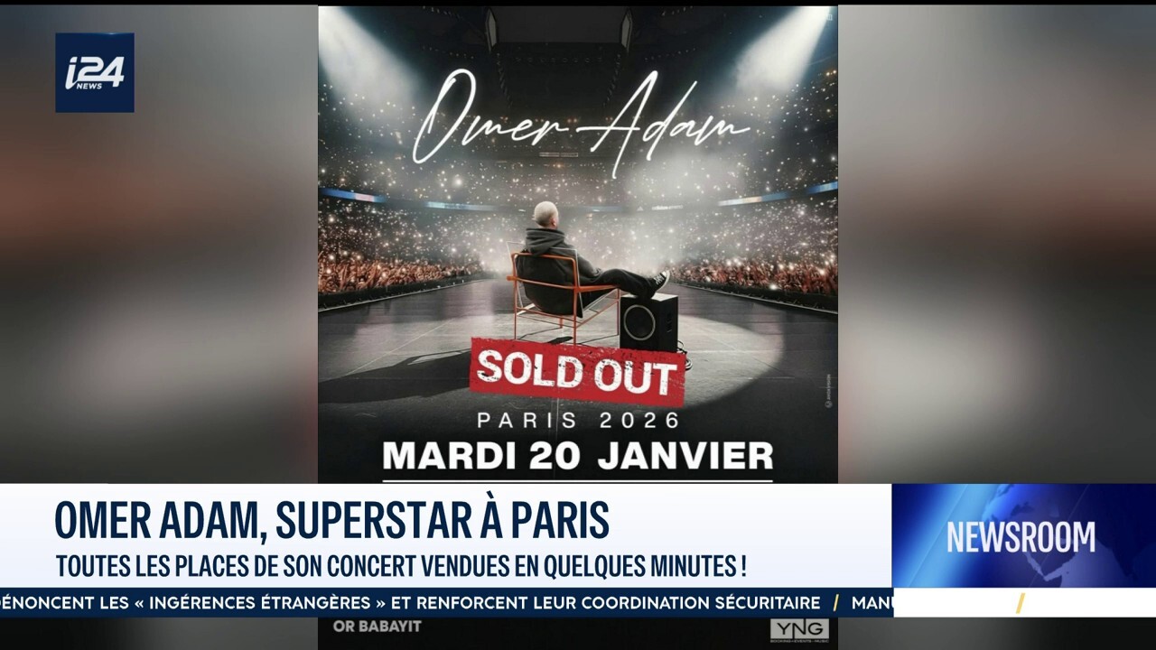 Omer Adam annonce une seconde date à l’Adidas Arena de Paris