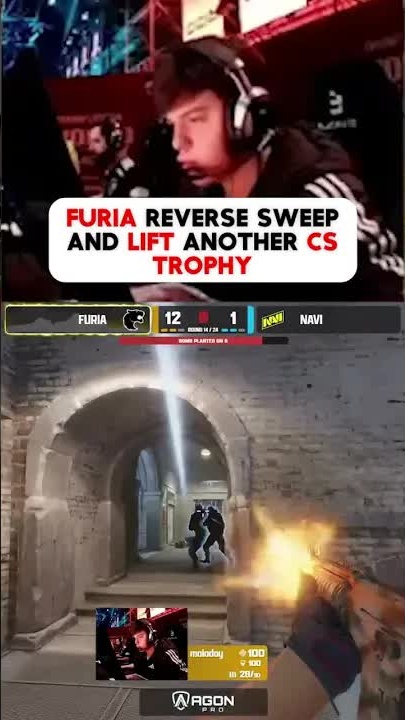 FURIA CS2 reverse sweep vs NAVI: Counter-Strike domination!