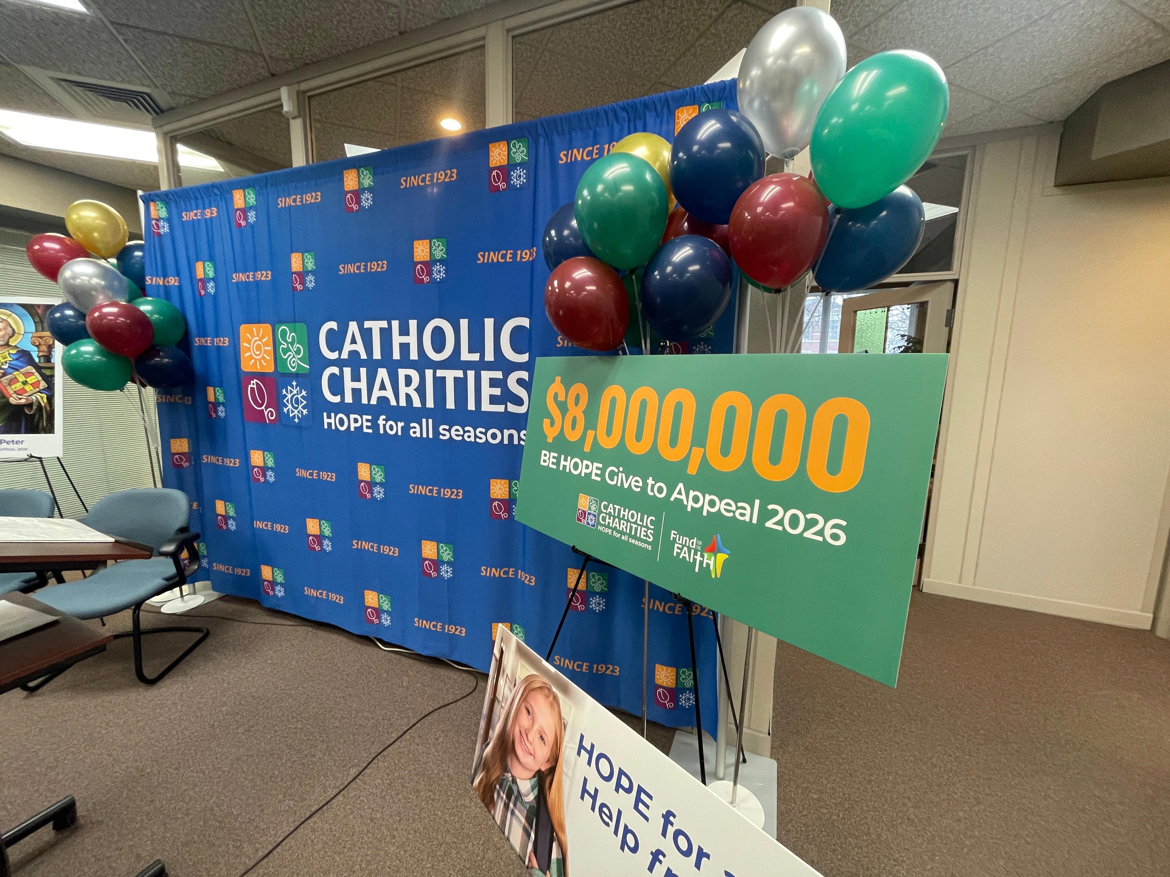 Catholic Charities establishes goal for 2026