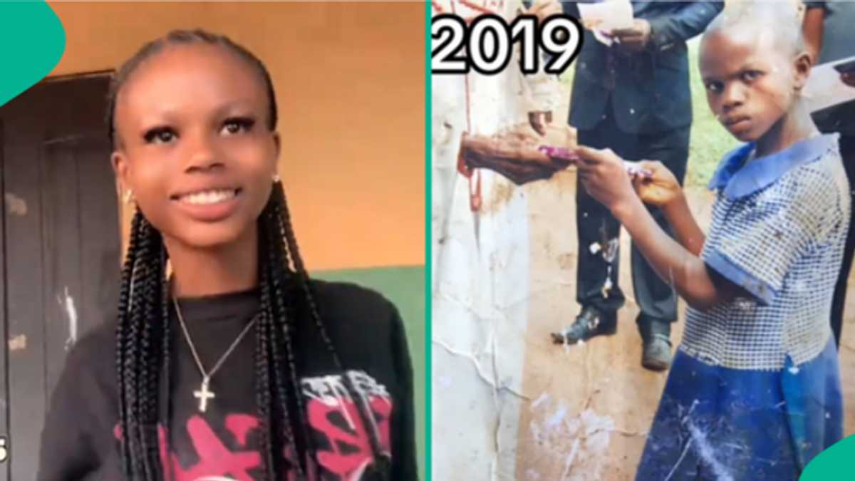 Check out Nigerian lady's throwback photo which was taken in 2019