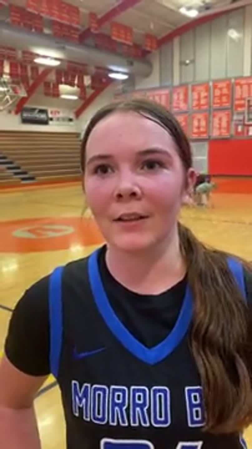 Violet Pace reaches 1,000 points with Morro Bay Girl's Basketball