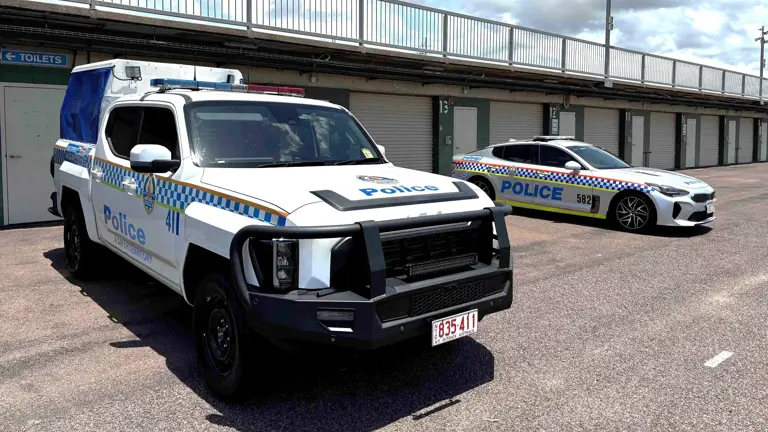 Kia Tasman ute under trial for Northern Territory police