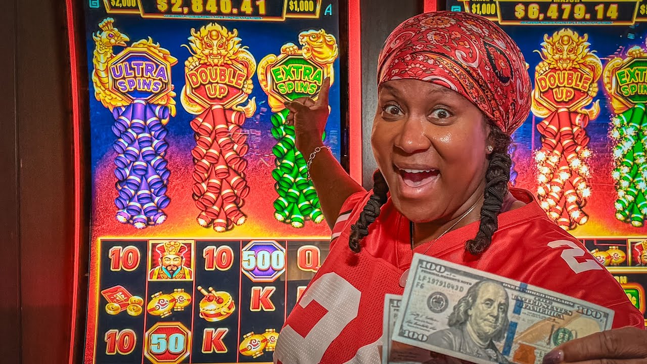My wife put $100 into this high limit slot! Watch what happens next!